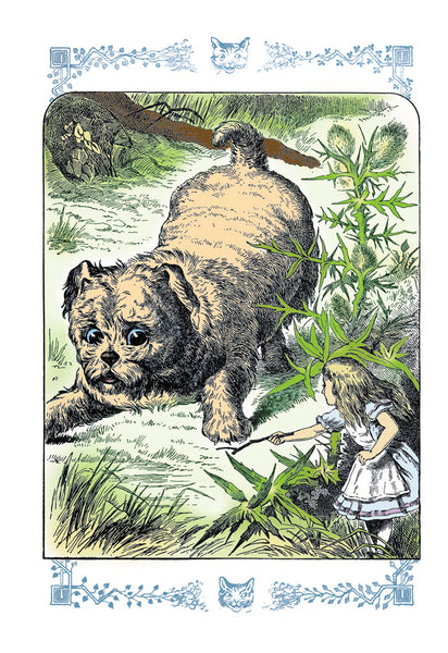 ALICE IN WONDERLAND: ALICE AND THE ENORMOUS PUPPY - Larger Than Life Prints