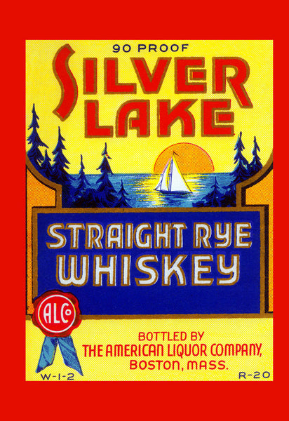SILVER LAKE STRAIGHT RYE WHISKEY - Larger Than Life Prints